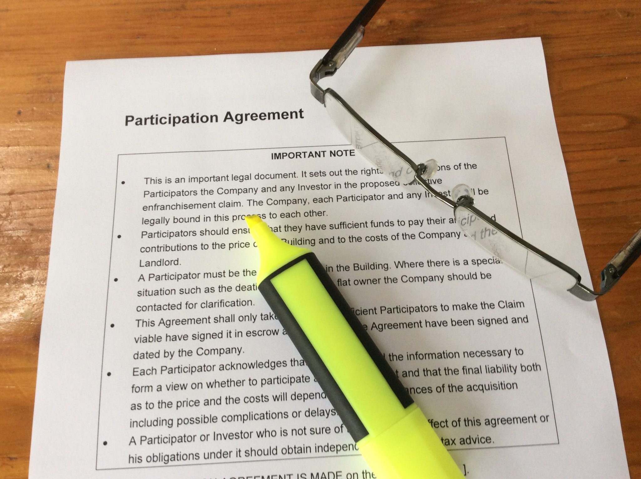 Participation Agreements | Specialist Enfranchisement Solicitors ...